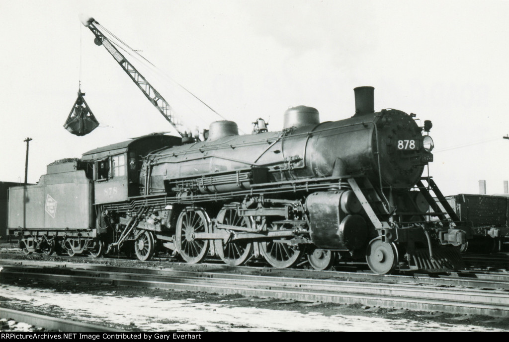 MILW 4-6-2 #878 - Milwaukee Road